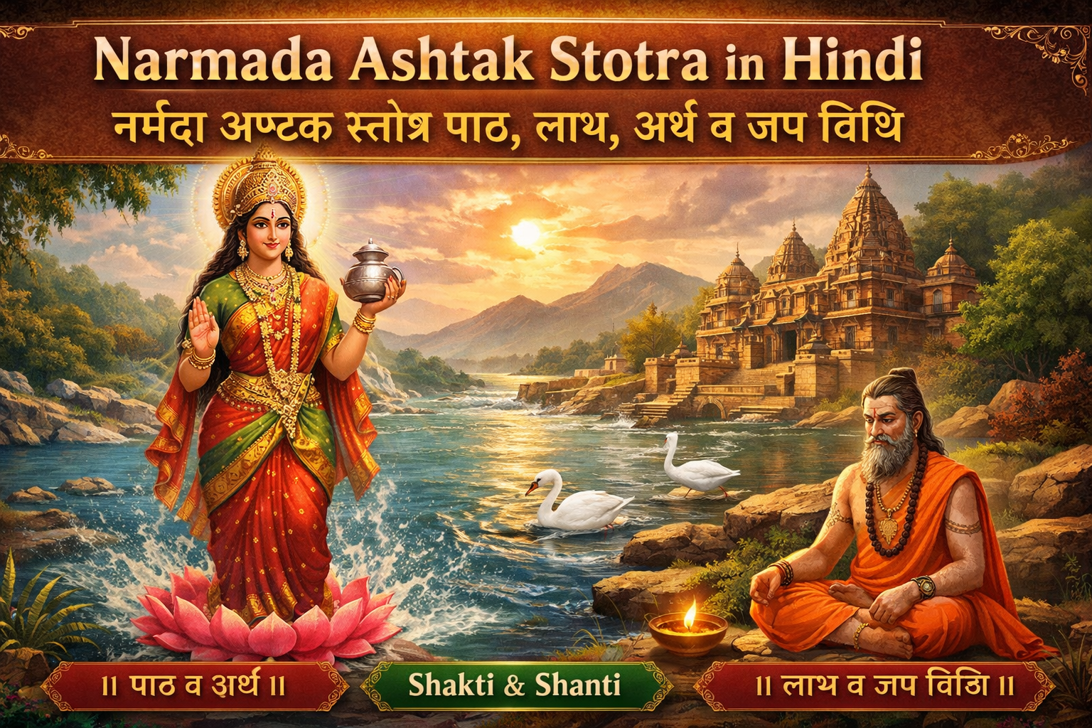Narmada Ashtak Stotra | नर्मदा अष्टक स्तोत्र - Vaidik Marg